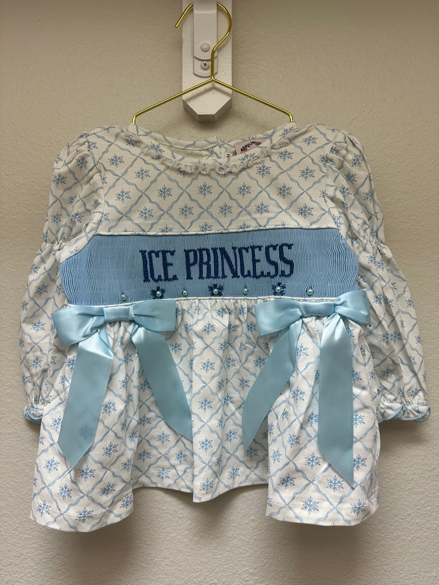 SNOWFLAKE ICE PRINCESS DIAPER SET – Little Yulieth Smocks